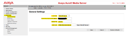 Configuring Avaya Aura Media Server – intlx Solutions