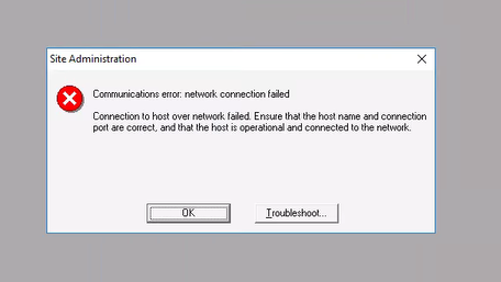 Avaya Site Administration does not connect to CM and gives you Communications error: network ...